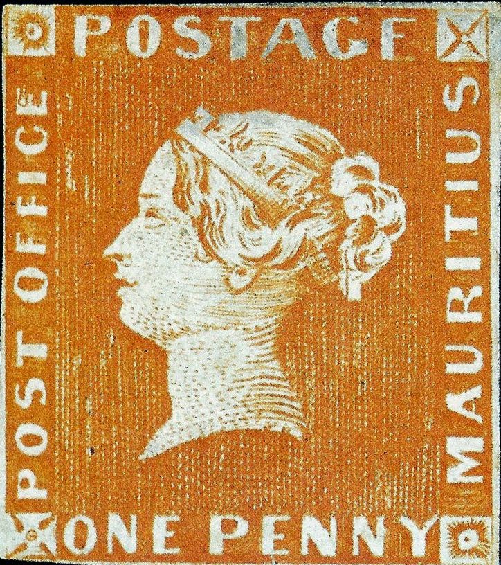 World of Philately: Mauritius 1847 " Post Office " 1d and 2d Stamps ...