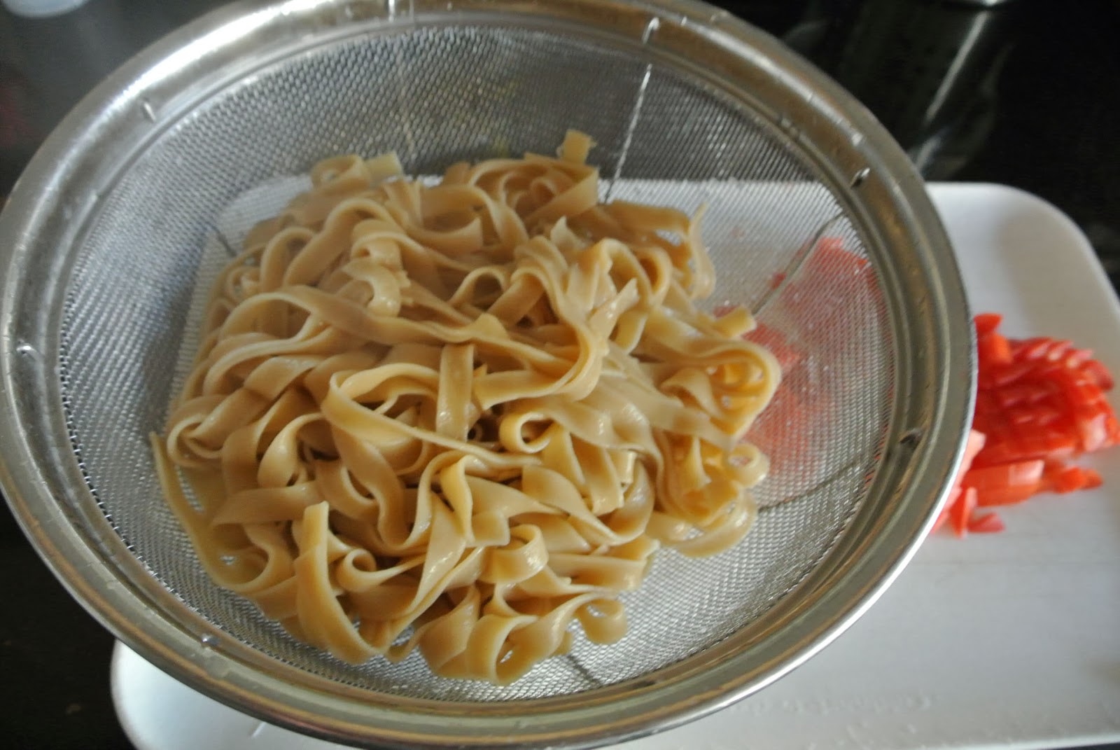 Mom, What's For Dinner?: Chicken Sausage Tagliatelle