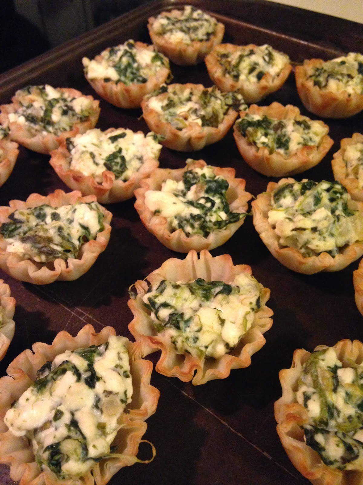 Life in my Kitchen...and beyond: #1,459: Spanakopita Bites