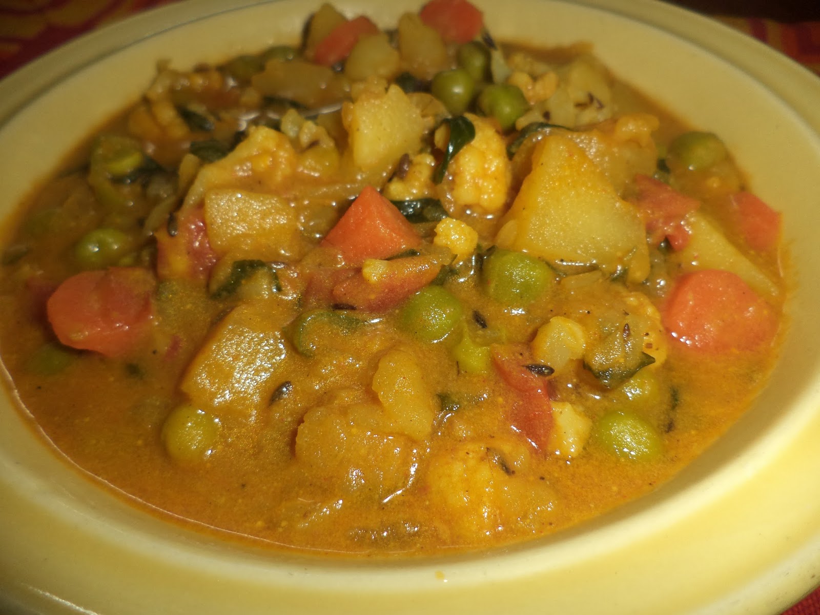 USHASRIKUMAR'S COOKSPACE AND MORE...: MIXED VEGETABLE KORMA