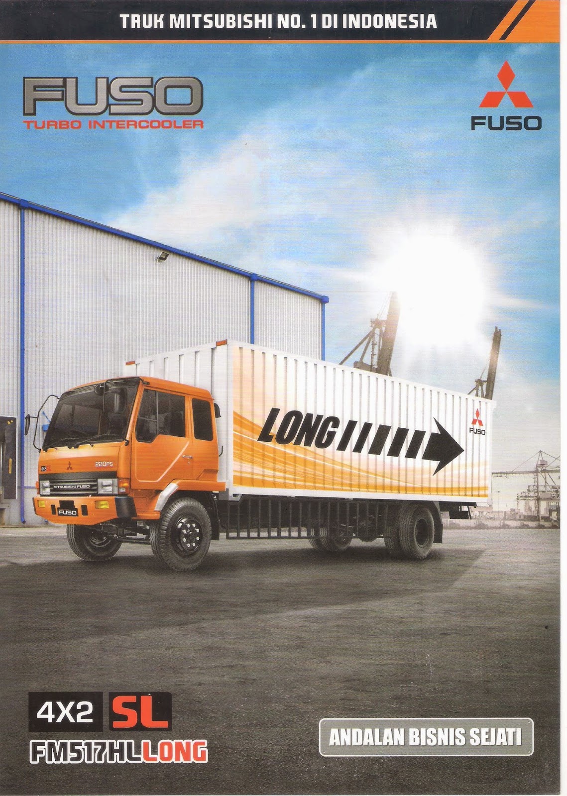 Spesifikasi New Fuso FM 517HL Long (4x2 SL)