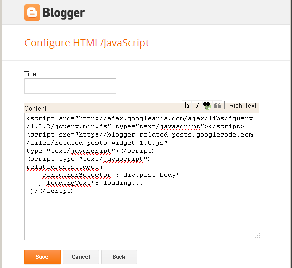 Best Related Posts Widget Plugin For Blogspot Blogger Journey