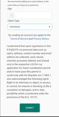 Individual; Academe; LGU; MSME; National Government Agency; NGOs ...