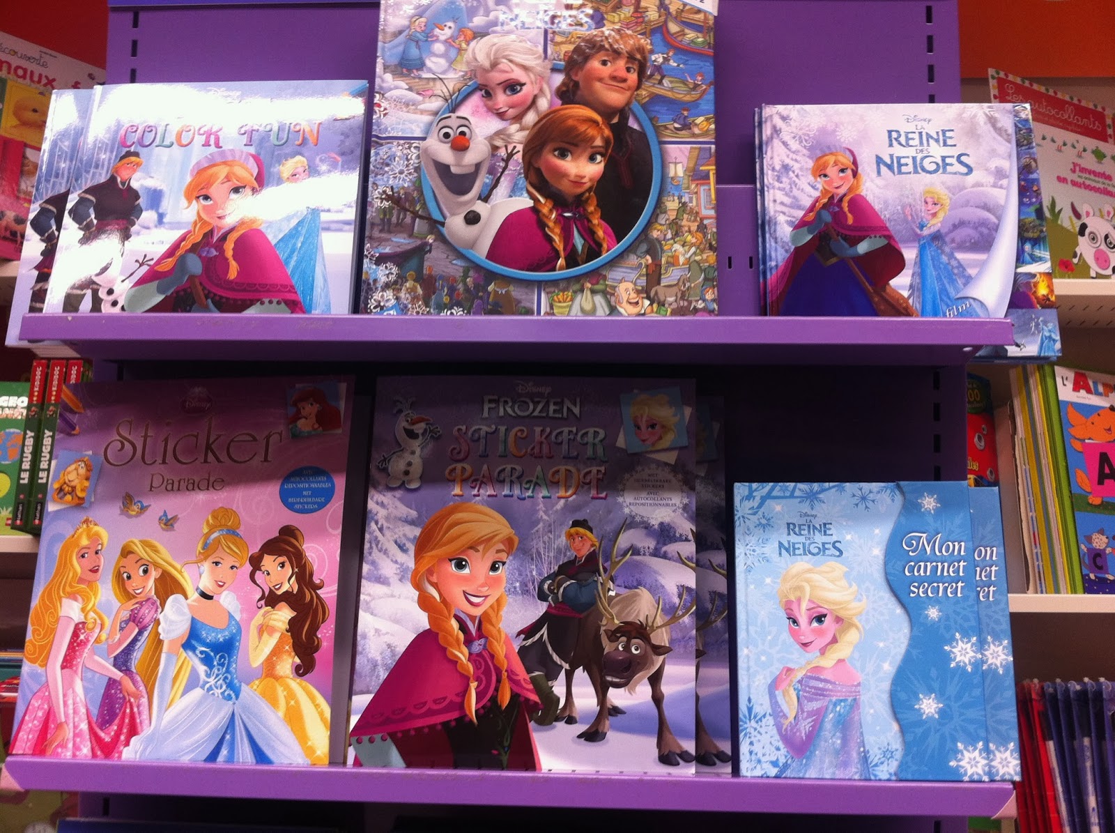 Disney Dreamer: Disney Frozen books from France