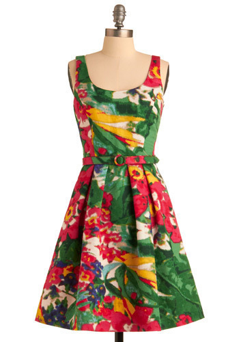 Retro fabric dress / Create / Enjoy