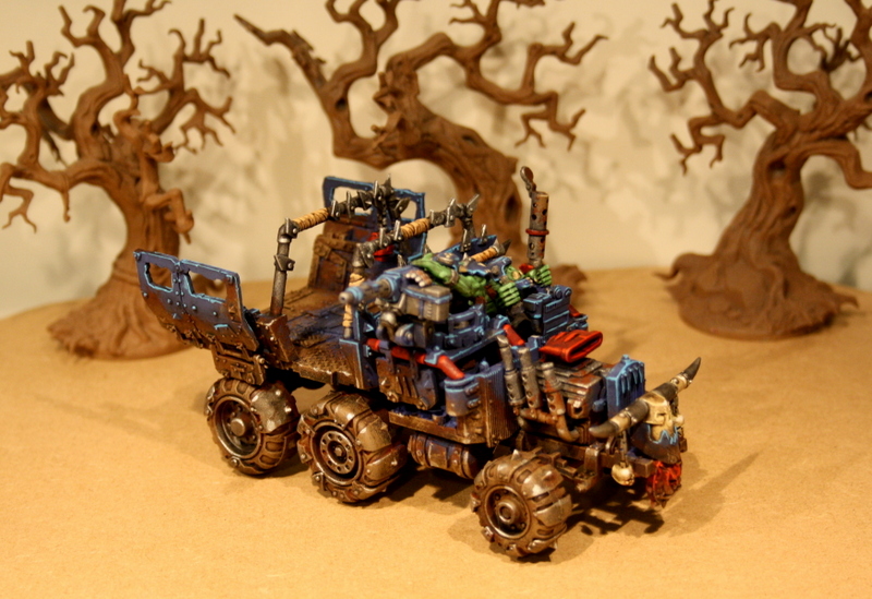 The Art of War: All 4 Deathskull Trukks Done!