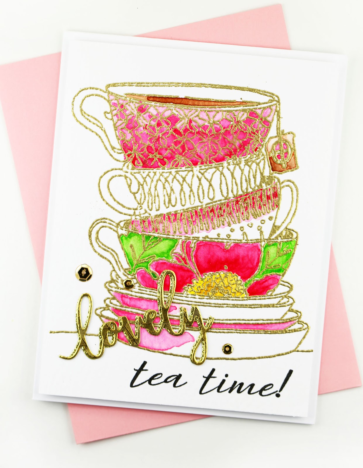 A Kept Life: Fusion Card Challenge - Tea Time