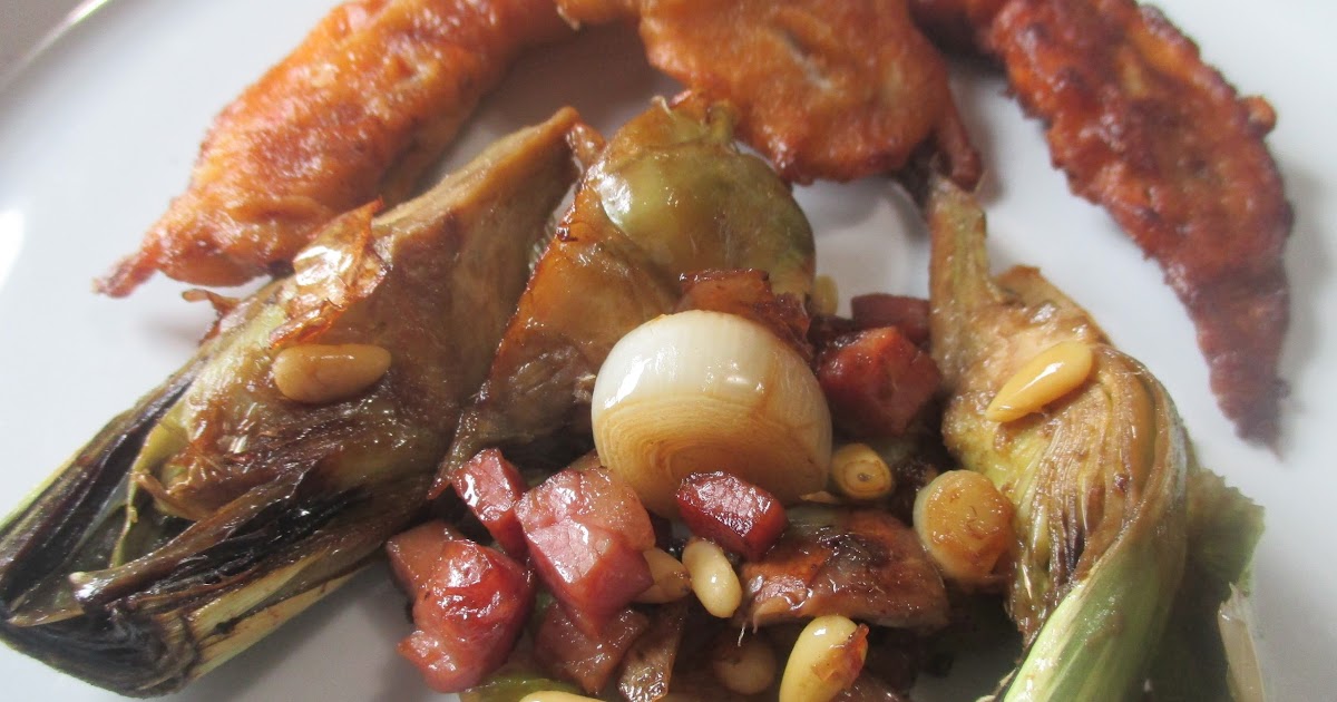 Las recetas de Ana: Revuelto de hortalizas con piñones