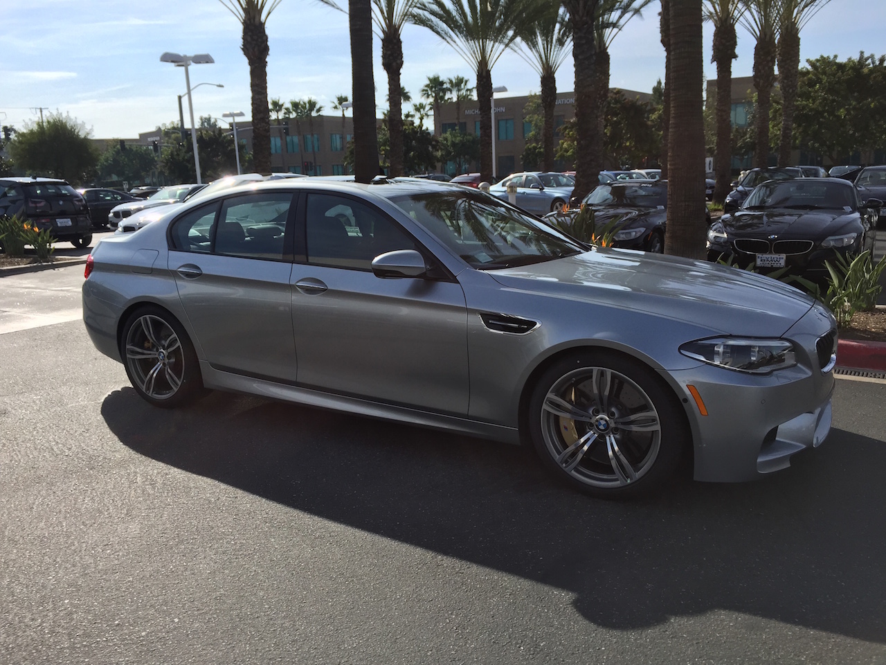 Metallic Silver Car Paint