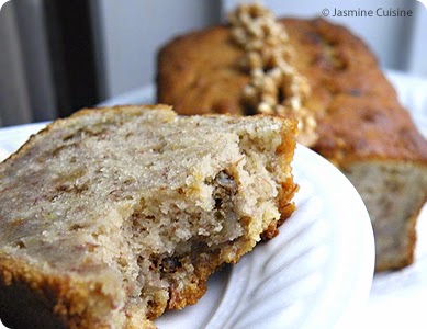Pain aux bananes ultra-moelleux - Jasmine Cuisine