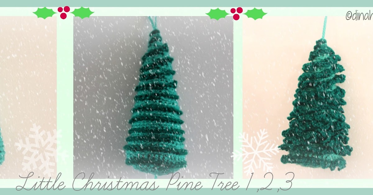 Dinah Creatief: Little Christmas Pine tree Pattern.