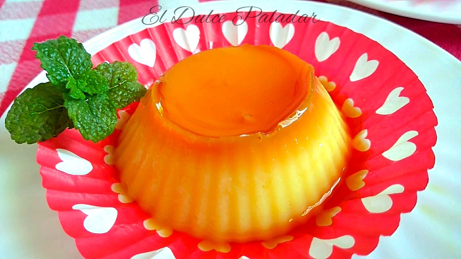 Flan de maicena o de papelito rojo - El dulce paladar