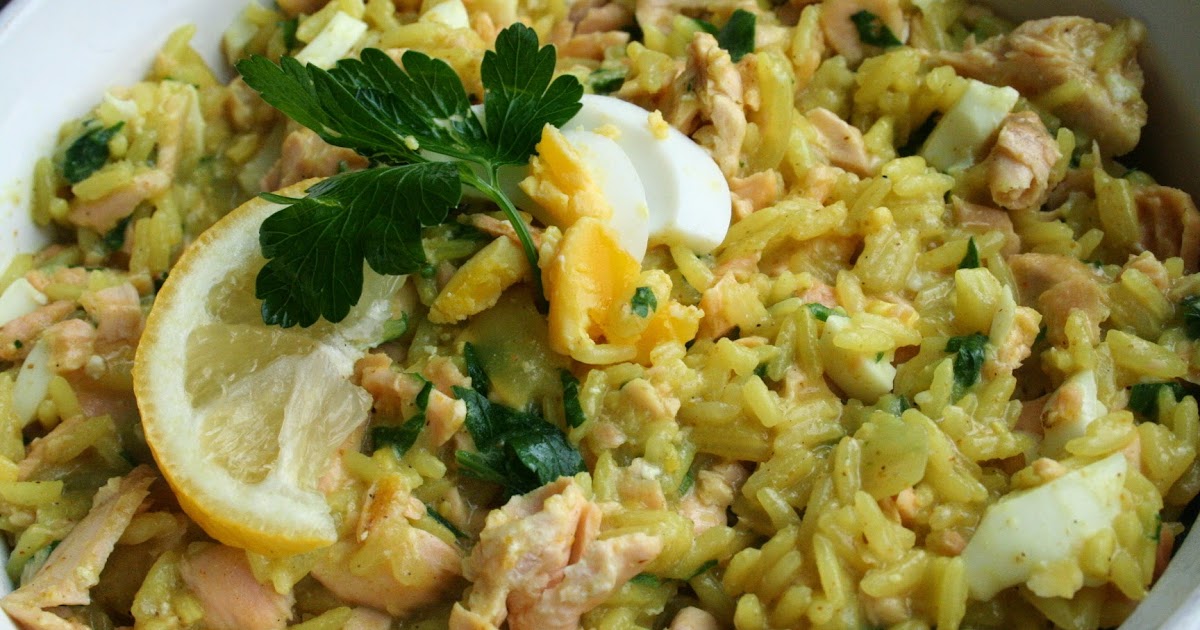 The Healthy Happy Wife: Kedgeree; Curried Fish, Rice and Egg (Dairy and ...