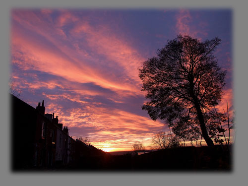 Paletas de colores del amanecer