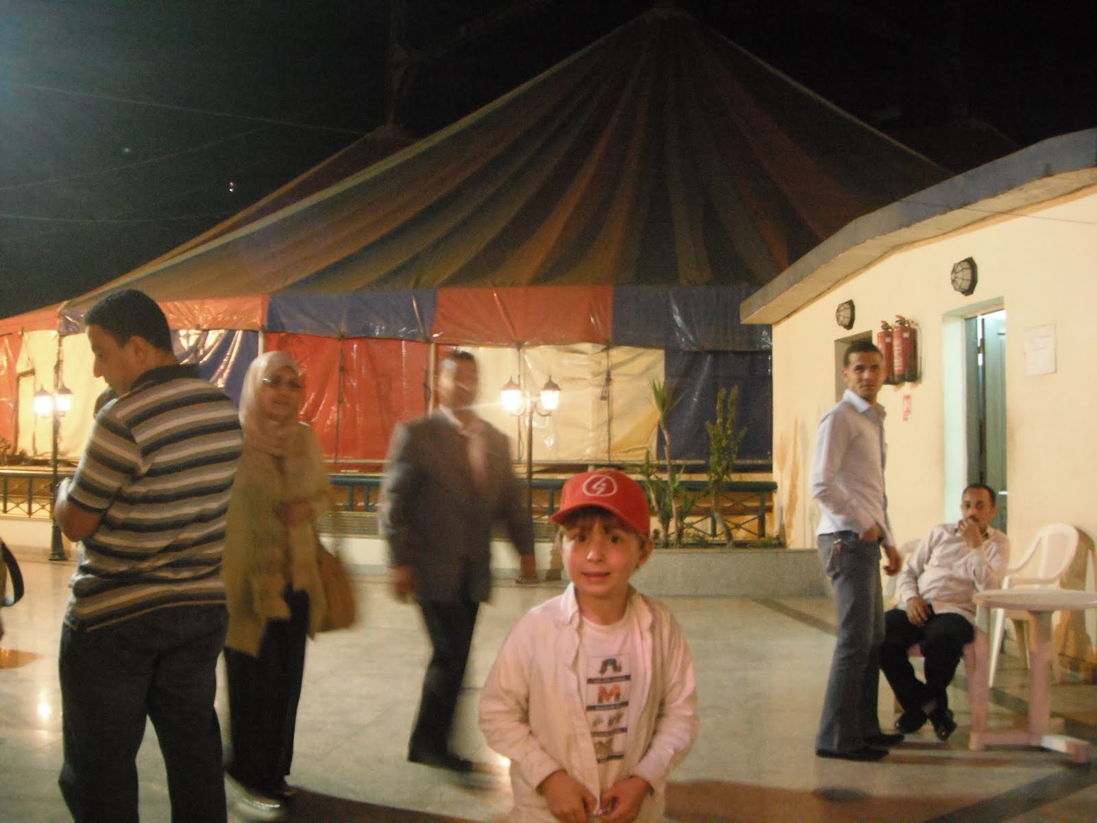 Carol, Jeff, and Cameron in Cairo: Circus in Cairo, Egypt