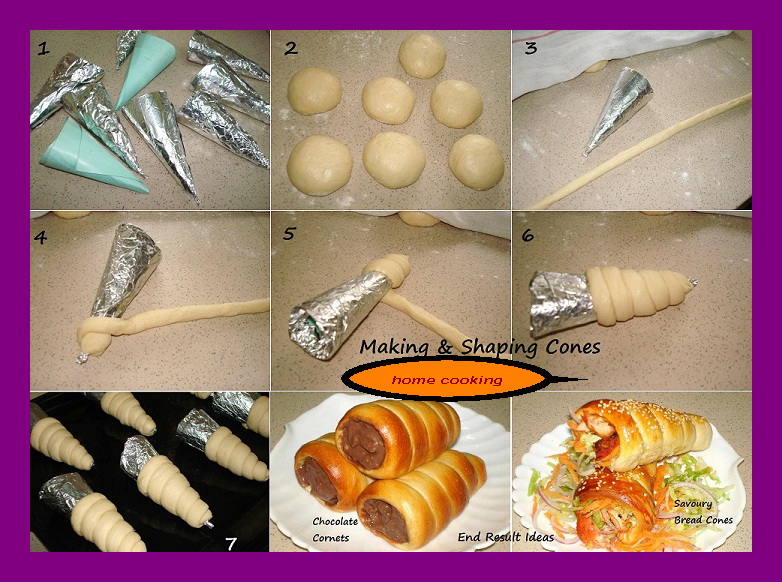 Chocolate Cornets | Home cooking