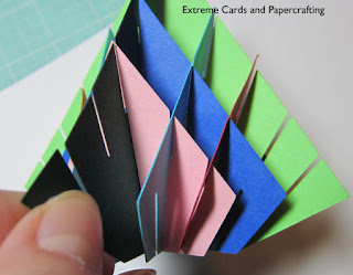 Sliceform Christmas Tree with Angled Slices