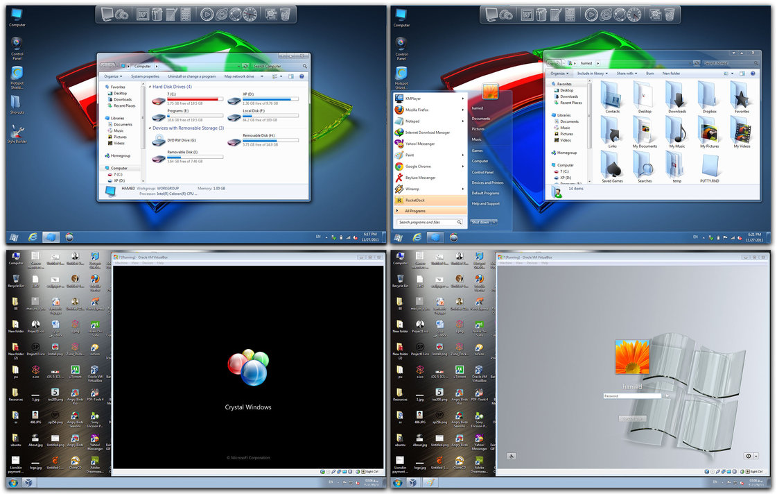 windows tranformation pack | windows skin pack: crystal transformation ...