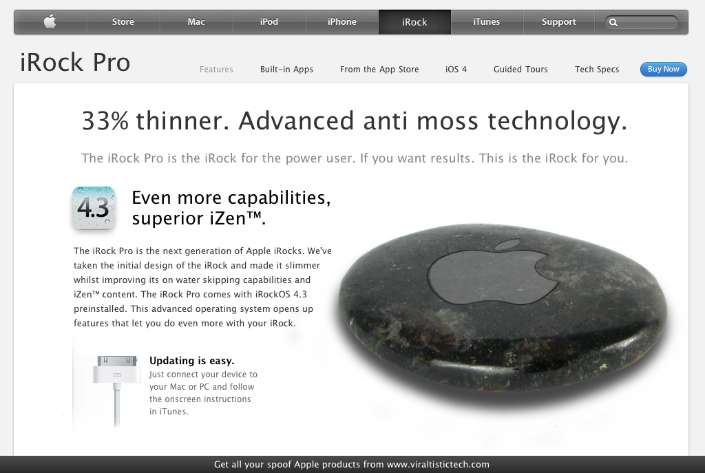 Viraltistic Technology: iRock Pro. 33% thinner. Advanced anti moss ...