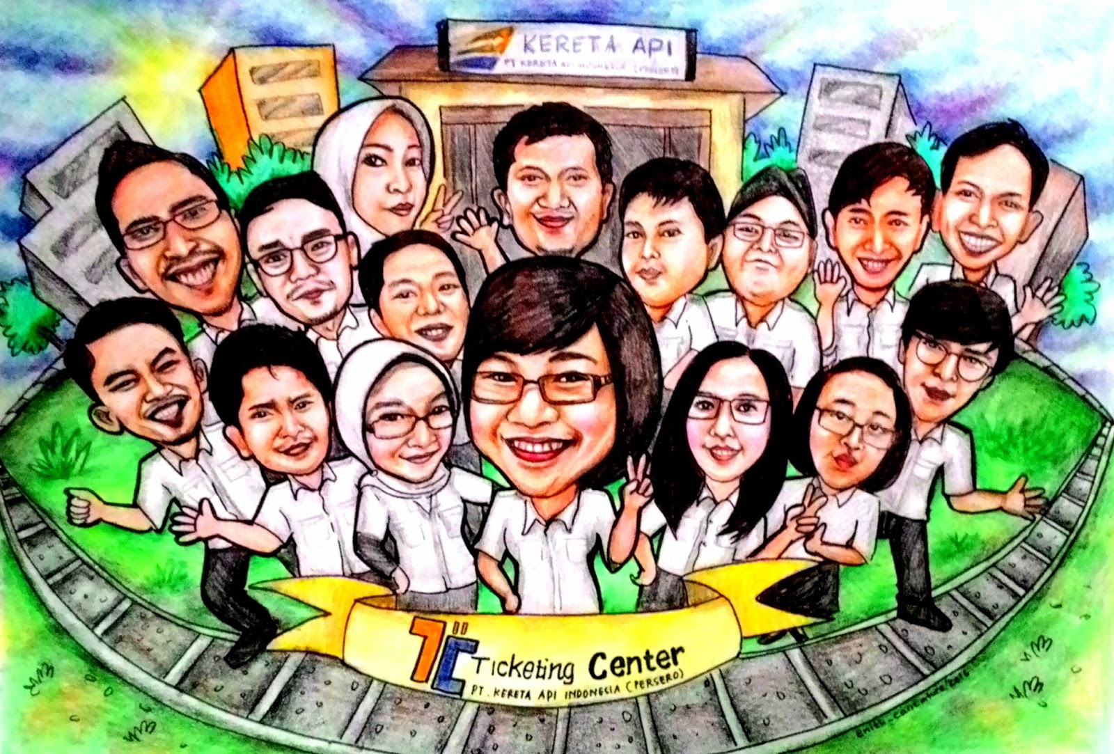ENITH Caricature : KARIKATUR HANDMADE melayani BANDUNG dan SELURUH ...