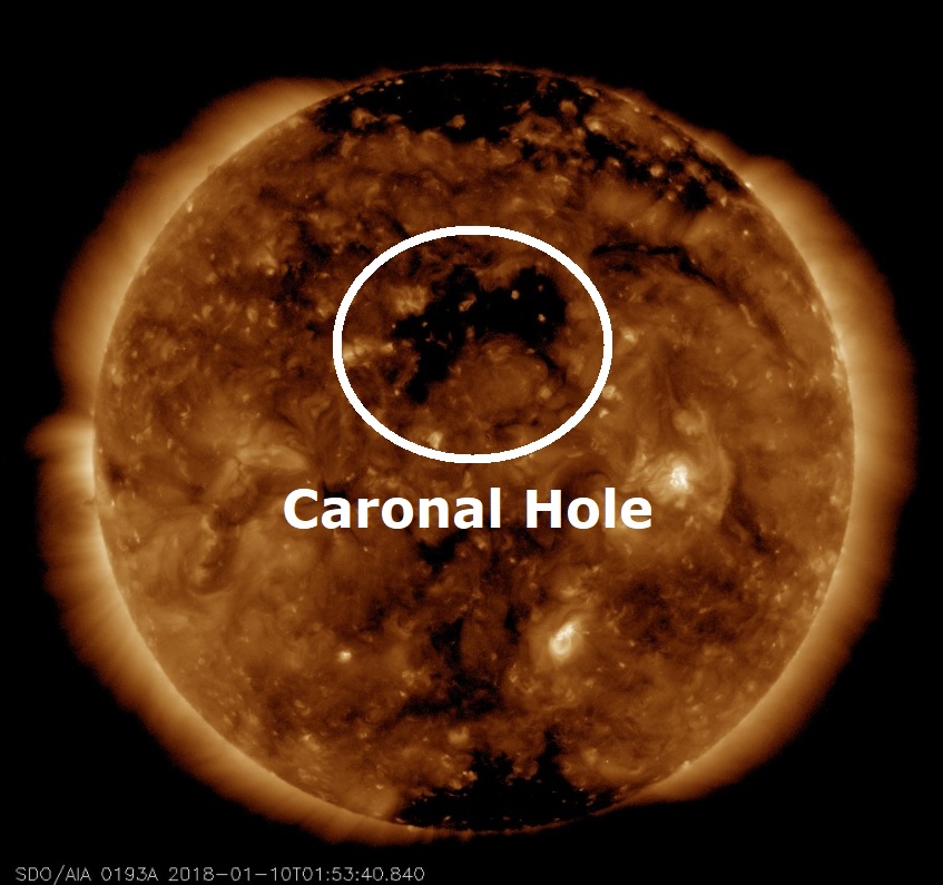 The Big Wobble : A new Coronal Hole opens up on the sun's atmosphere ...