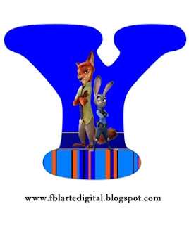 Alfabeto de Zootopia. - Oh my Alfabetos!