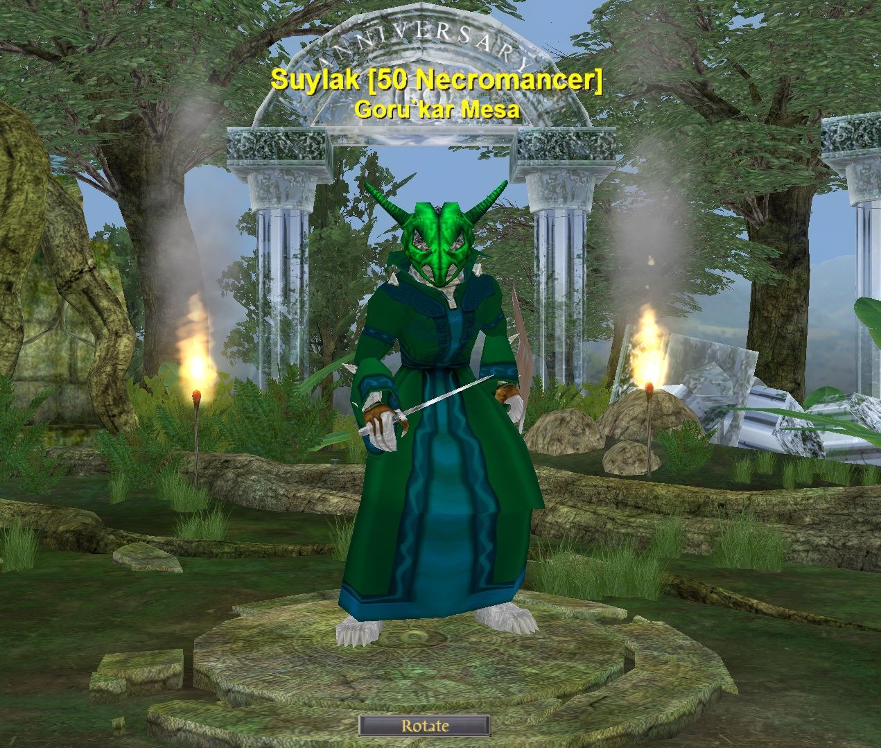 Yeebo Fernbottom's MMO Blog: Everquest: I finally made it to the level ...