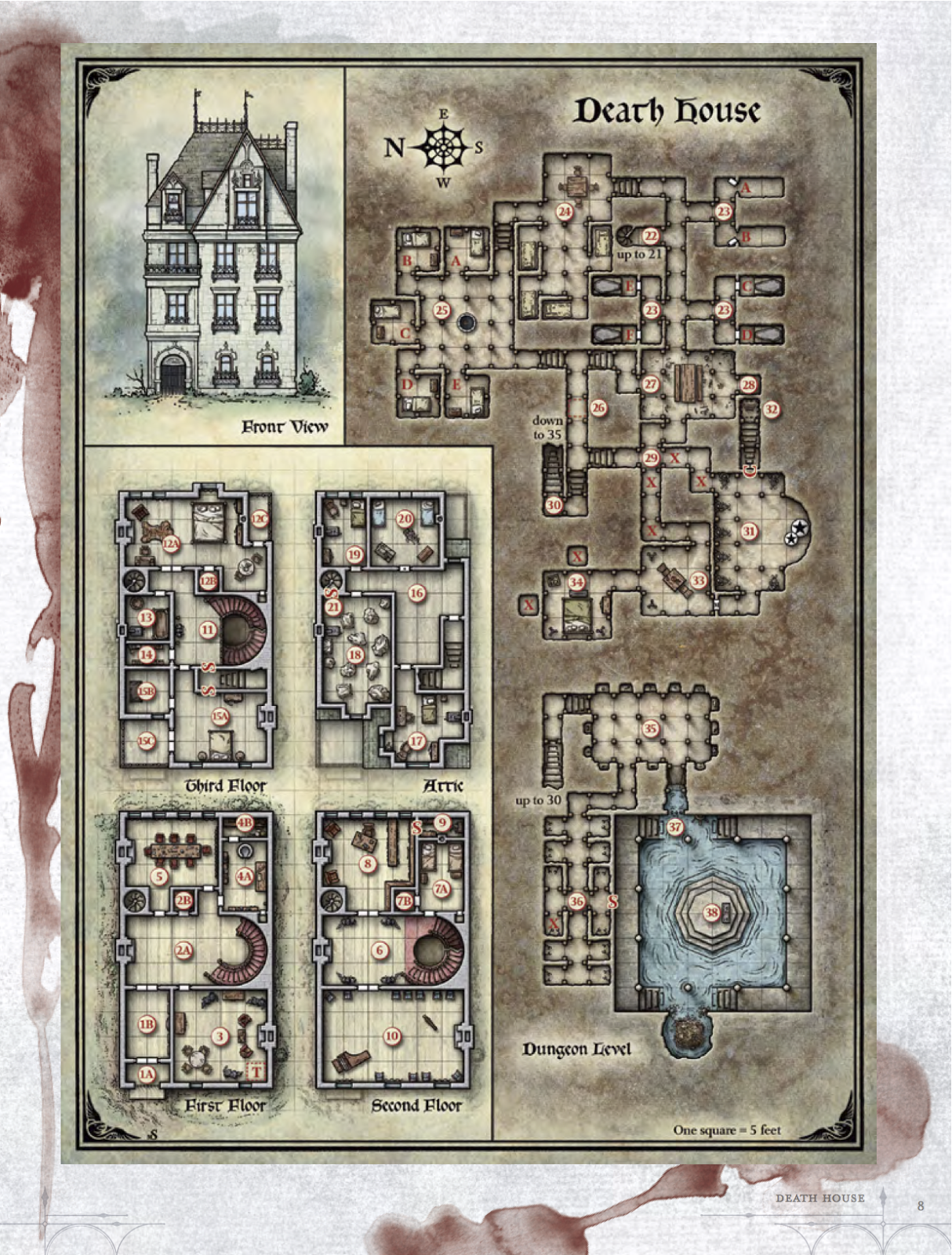 Dungeons and Dragons Encounters: Death House--Curse of Strahd Intro ...