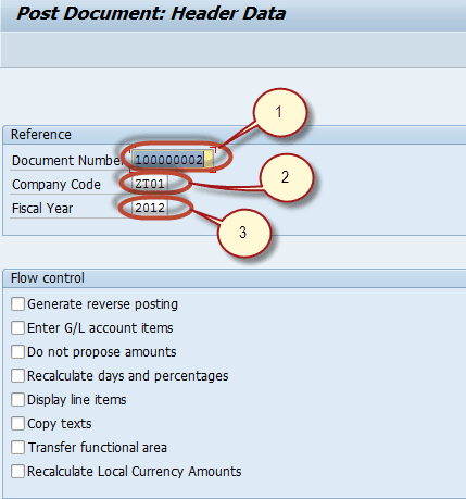 SAP FICO Central: How to Post a Document with Reference in SAP