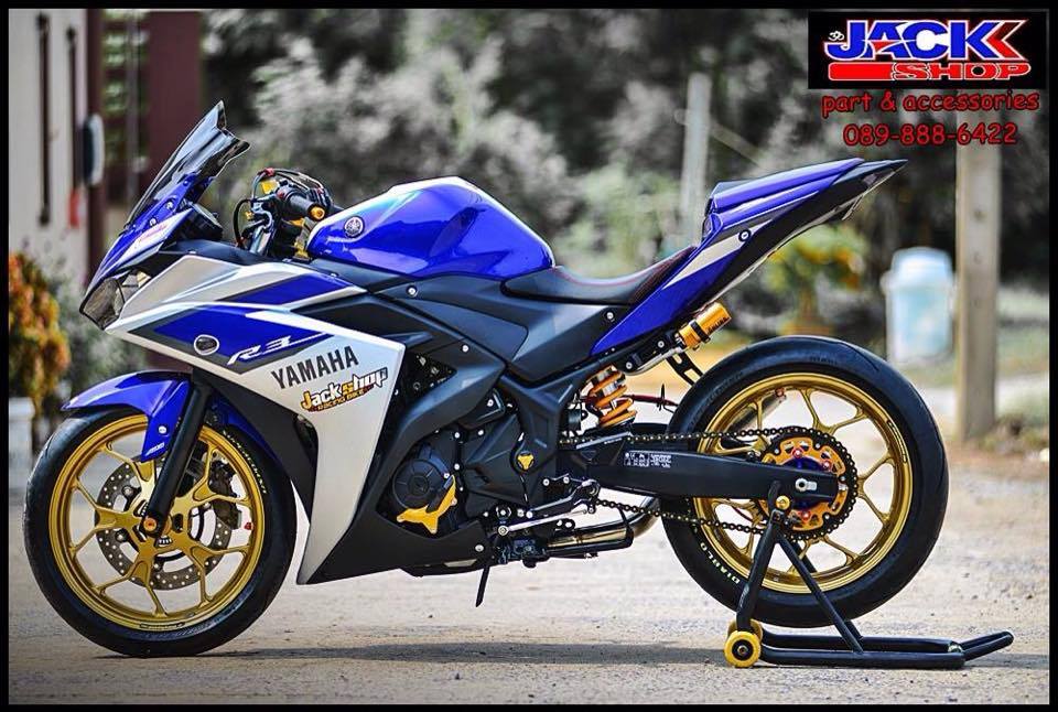 Modifikasi Yamaha YZF R3 dari Thailand ini simpel tapi keren ...