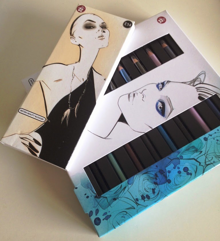 BeautySwot: British Beauty Blogger Eye & Blush Palette & Eye Pencil Kit