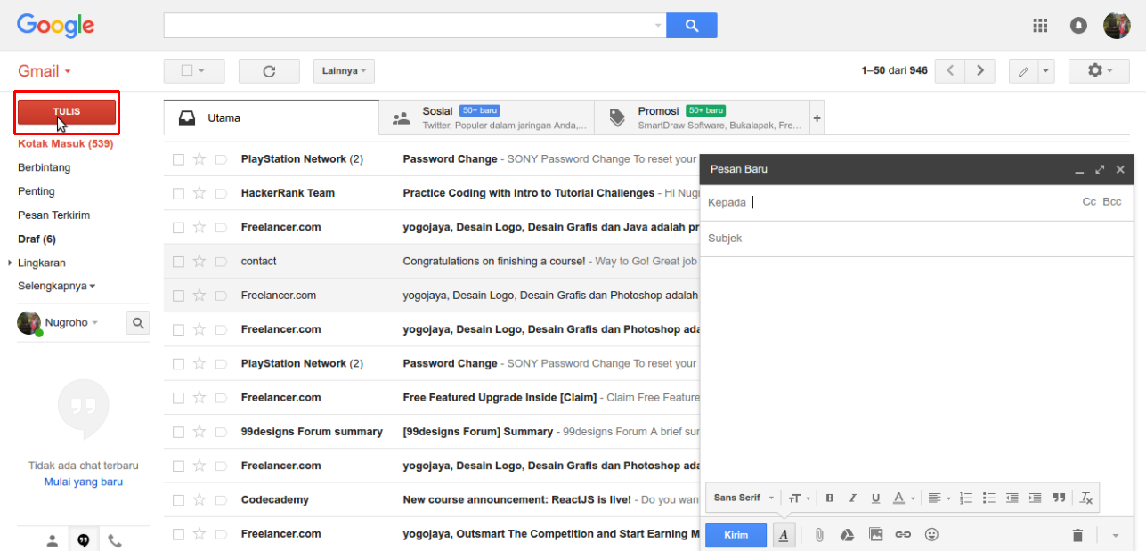 Cara Mengirim Email di Gmail Lengkap | WeBaik