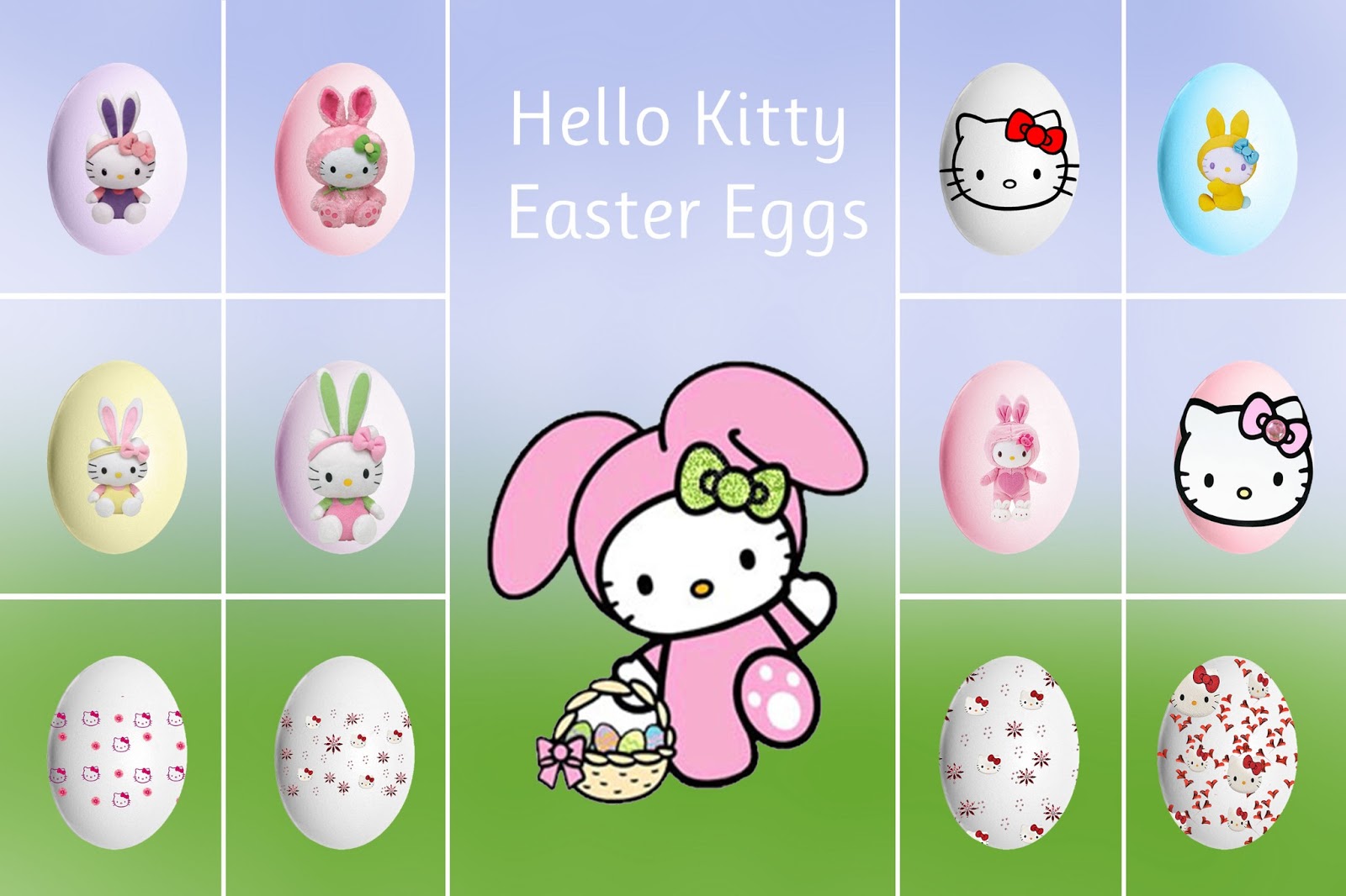 Free Hello Kitty Easter Eggs | ibjennyjenny Free Resources