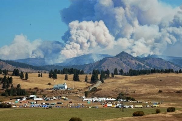 Wildfires Force Evacuation Of Towns, Hospital In Washington State *pics*