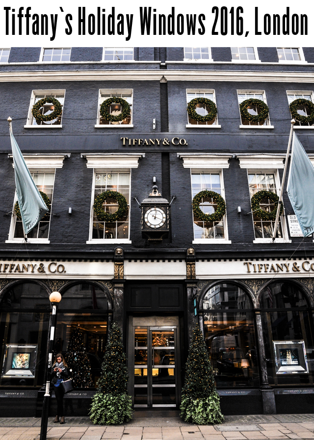 Tiffany’s Holiday Windows 2016 in London – Emily Jane Johnston