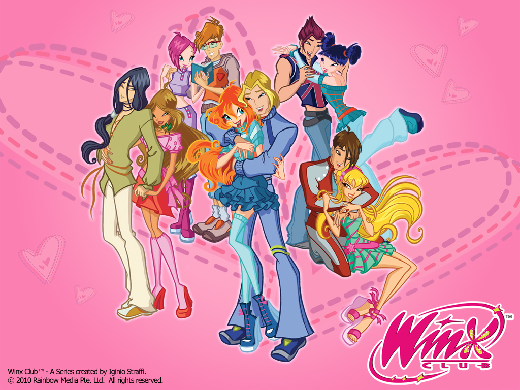 winx club: Winx and their guys!
