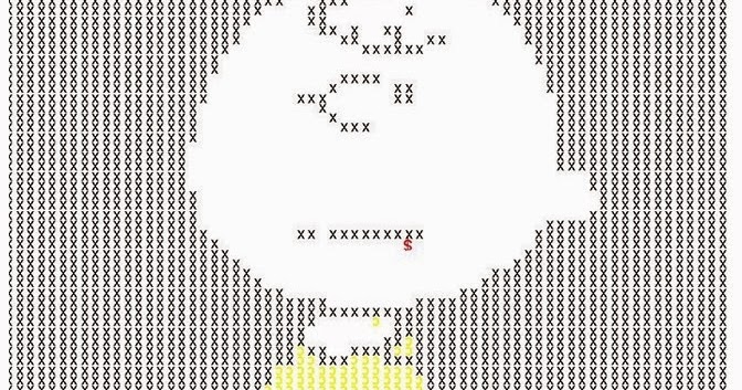 IDEAS FOR MATLAB: Post #5. Some ascii art made in MATLAB