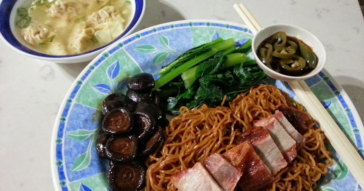 Flavour and Savour - The Food Lovers' blog: Recipe - Dry Wan Tan noodles