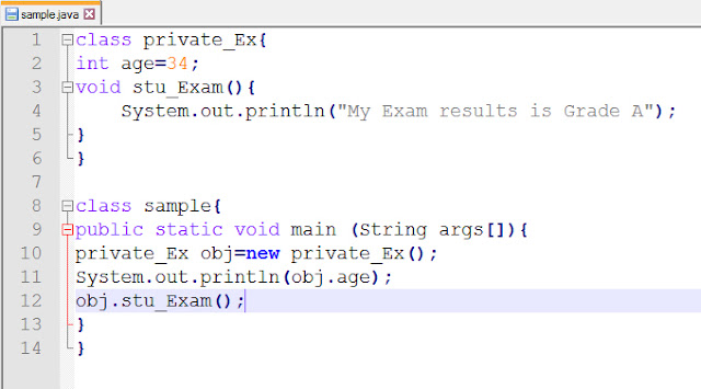 Access Modifier Public Private Protected In Java Code For Java C