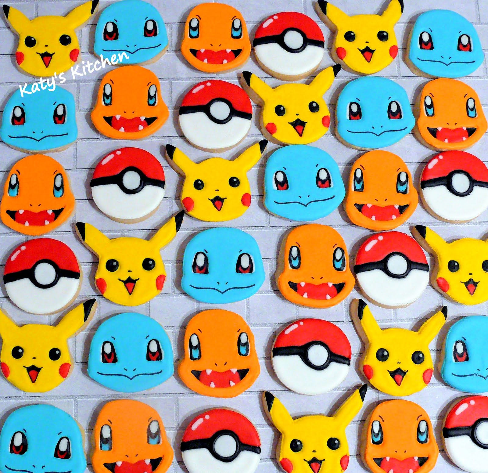 Katy's Kitchen: Pokémon Cookies