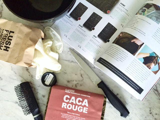 ALL-NATURAL LUSH HENNA HAIR COLOUR IN CACA ROUGE (YES THE NAME ...