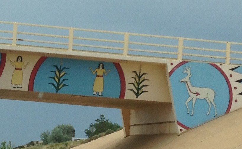 Blue Sky Mom: Freeway art..