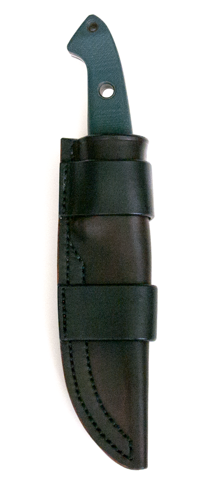 California Custom Sheaths: Benchmade Bushcrafter Leather Sheath ($110)