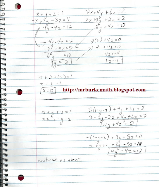 (x, why?): Algebra 2 Problems of the Day