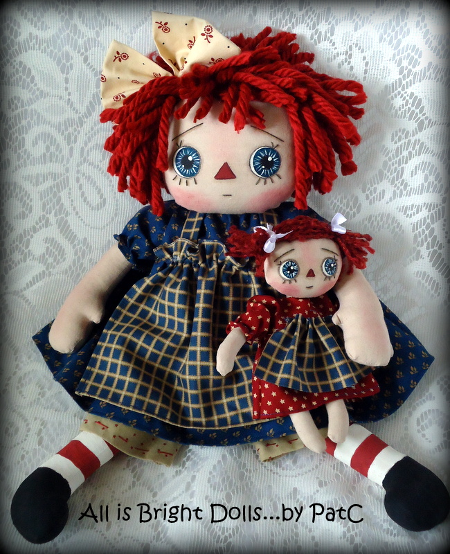 All is Bright Dolls...by PatC: Raggedy Dolls Everywhere!