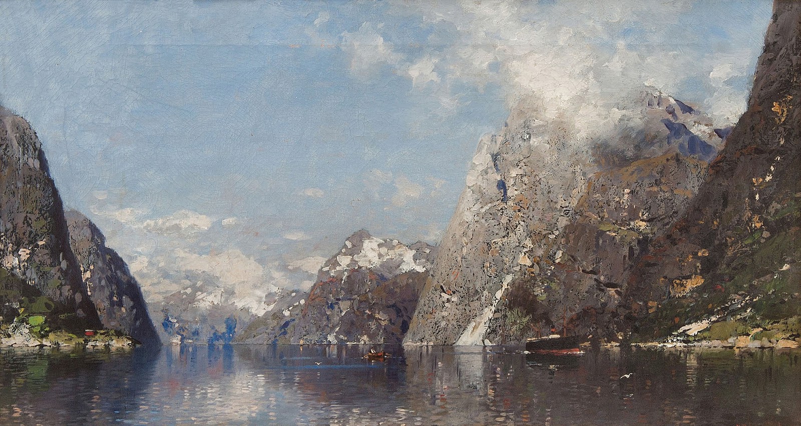 Georg Anton Rasmussen | Seascape painter | Tutt'Art@ | Pittura ...