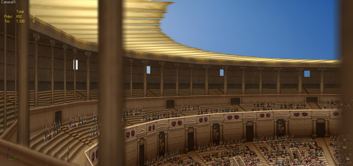 soarecucolti: Rome 3D stage