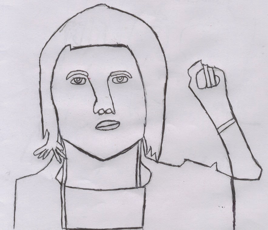 Luke K reflections : celebrity mug shot drawings