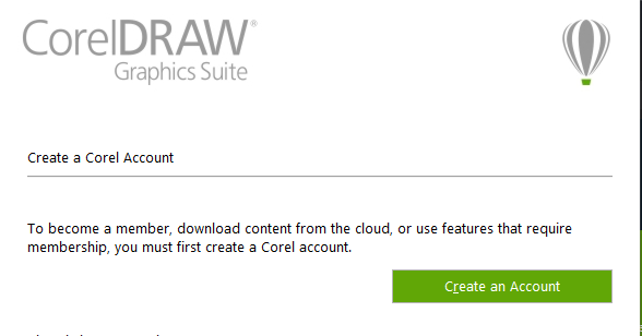 Corel Draw X8 Login Screen - Ziegler Finton