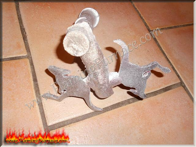 Foundry Sand Casting Project For My Kids Room ~ Metal casting projects